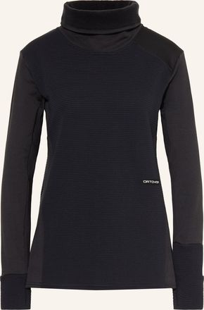Ortovox Fleecepullover Fleece Cord Mit Merinowolle schwarz