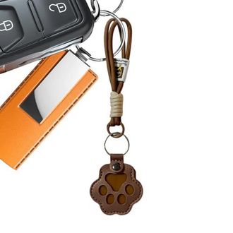 Generic Porte-cl&eacute;s en forme de patte - Breloque comm&eacute;morative rechargeable, petite taille avec motif mignon pour les amoureux des animaux de compagnie, mat&eacute;ri