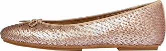 FitFlop DELICATO Damen Ballerinas mit Pailletten, klassisches Beige, 37 EU, Beige (Classic Beige), 4 UK Narrow