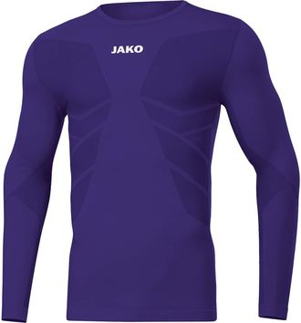 Jako Longsleeve Comfort 2.0, Gr&ouml;&szlig;e:L, Farbe:lila