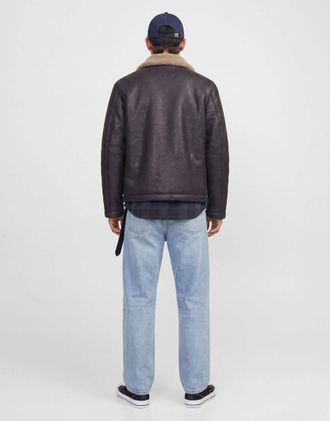 Jack & Jones Alex High-Rise Baggy-Fit Jeans in blauem Denim