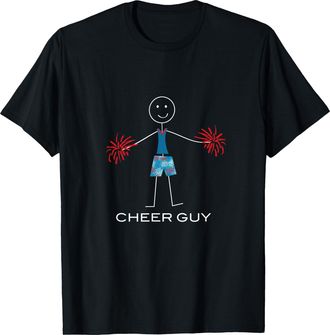 Whyitsme Design Lustige Jungen Cheer, Cheerleading Men T-Shirt
