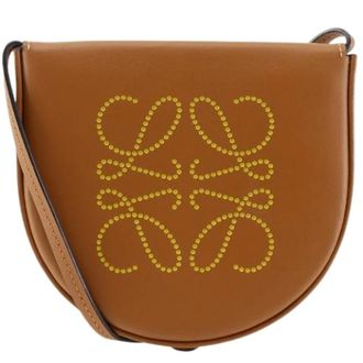 Loewe Pre-owned Small Heel Pouch Calf Shoulder Bag - - Pre-owned - Damen - Braun - ONE SIZE