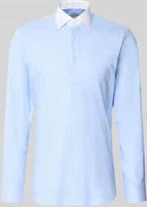 Eterna Slim Fit Business-Hemd mit Kentkragen