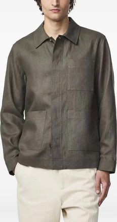 Nn.07 veste Olav en lin - Vert