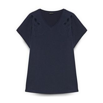Fiorella Rubino Damen, Oberteile, Blau, SGr&ouml;&szlig;e