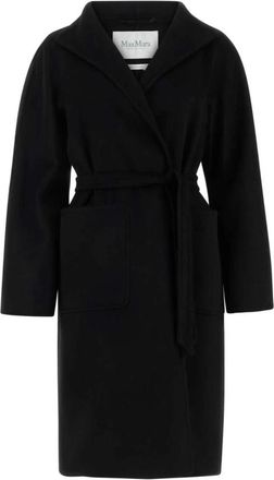 Max Mara Femme, Manteaux, Noir, Taille: 38 FR Lilia Coat