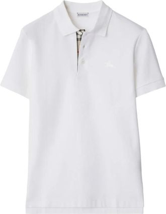 Burberry Polo Shirt - - Tops - Herren - Wei&szlig; - S
