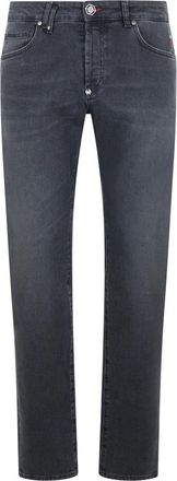 Philipp Plein Homme, Jeans, Noir, Taille: W33 Super Jeans Coupe Droite