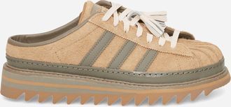 adidas CLOT By Edison Chen Sawtooth Mules Cardboard / Wonder White / Trace Cargo