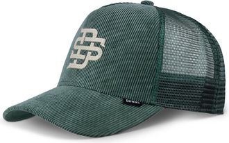 Djinns Trucker Cap Cord Felt Green Gr&uuml;n, Size:OneSize