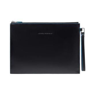 Piquadro iPad Tasche aus Leder mit abnehmbarer Handgelenkschlaufe und Tasche f&uuml;r AirPods - - Bags - unisex - Schwarzk - ONE SIZE