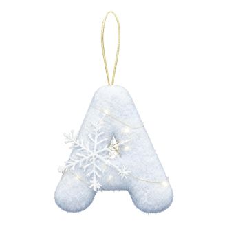 Generic 26 Pcs Weihnachtsbaumschmuck Weihnachtsdeko, 2D Acryl Weihnachtsanh&auml;nger Buchstaben Ornamente Christmas Decorations f&uuml;r Weihnachtsbaum, Feiertag, Part