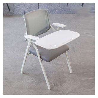 Generic Ergonomische Konferenz-Klappst&uuml;hle mit Klapptisch, Metallgestell und Lendenwirbelst&uuml;tze - ideal f&uuml;r B&uuml;ro und Wartezimmer - stilvolle B&uuml;rom&ouml;bel