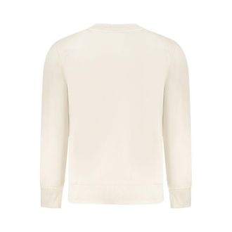 Calvin Klein Logo-Embroidered Cotton Sweatshirt - Beige