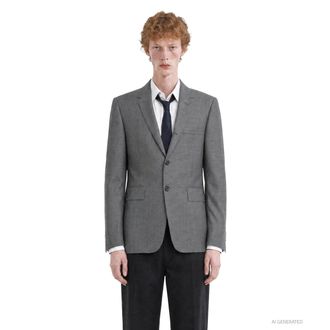 Thom Browne Super 120s Twill Classic Sports Blazer