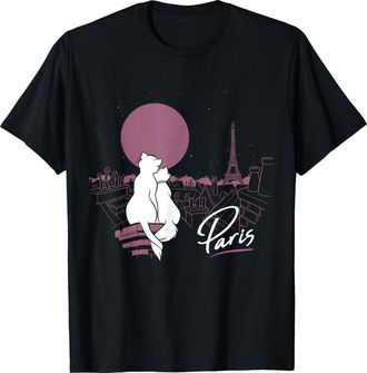 Disney Aristocats, Herzogin und OMalley, Skyline von Paris T-Shirt