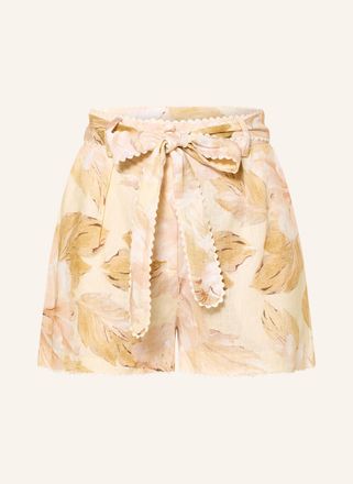 Mrs & Hugs Mrs & Hugs Leinenshorts gelb