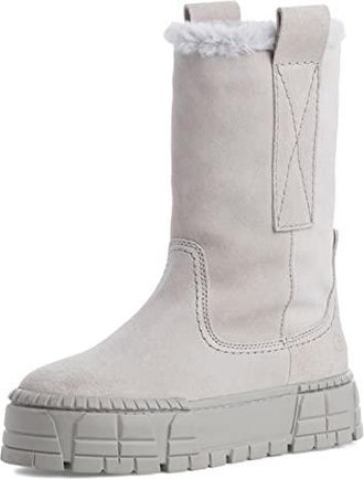Tamaris Femme 1-1-26937-37 Botte mi-Mollet, Gris Clair, 37 EU