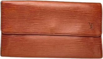 Louis Vuitton unisex, Pre-owned, Brun, Taille: ONE Size Portefeuille en cuir Pre-owned