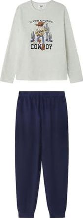 Women'secret Pijama de Manga Larga Pantal&oacute;n Largo Colecci&oacute;n Mens Autumn Pyjama, Moyen, Gris, XL Femme