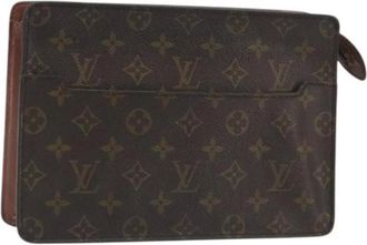 Louis Vuitton Sac pochette Monogram Pre-owned - Femme - Pre-owned - Brun - Taille: ONE Size