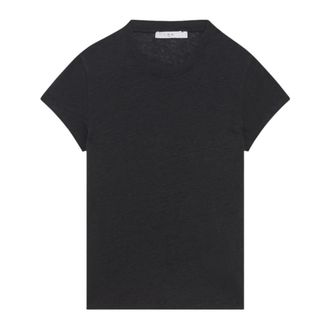 Iro Schwarzes Leinen T-Shirt Dritter Stil - - Tops - Damen - Schwarzk - S