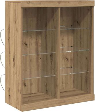 vidaXL Credenza Rovere Artigianale 41 X 37 X 100 Cm Legno Multistrato - Vidaxl
