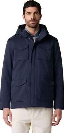 Brooks Brothers Homme, Vestes, Bleu, Taille: M Field Jacket
