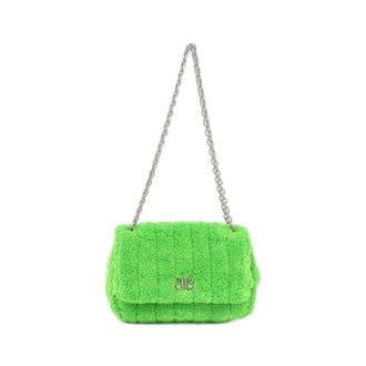 Balenciaga Pre-owned Sac bandouli&egrave;re en polyester Monaco - Femme - Pre-owned - Vert - Taille: ONE Size