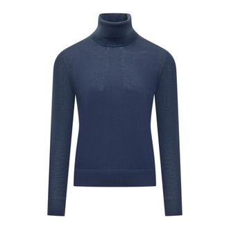 Tom Ford Rollkragenpullover - - Knitwear - Herren - Blau - 2XL