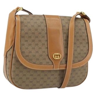Gucci Sac Bandouli&egrave;re Vintage Pre-owned - Femme - Pre-owned - Beige - Taille: ONE Size