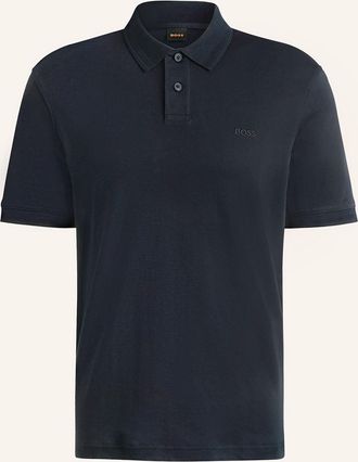 HUGO BOSS Jersey-Poloshirt Pe blau