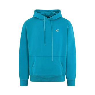 Dr&ocirc;le de Monsieur Blaue Patch Hoodie - - Sweatshirts & Hoodies - Herren - Blau - S