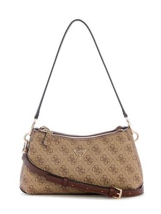 Guess sac &agrave; &eacute;paule bandouli&egrave;re Noelle II Tri Compartment Shoulder Crossbody Bag Latte Logo/Brown brun
