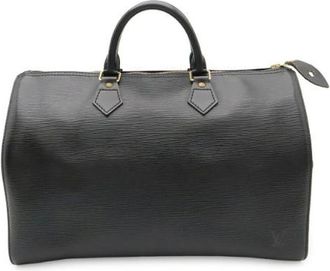 Louis Vuitton Pre-owned Cuir sacs-louis-vuitton - Femme - Pre-owned - Noir - Taille: ONE Size