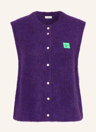 American Vintage American Vintage Strickweste East Mit Alpaka lila