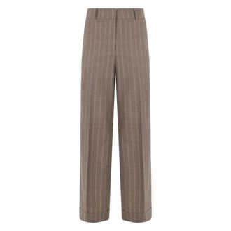 PESERICO Femme, Pantalons, Brun, Taille: 48 FR Pantalon Estrato