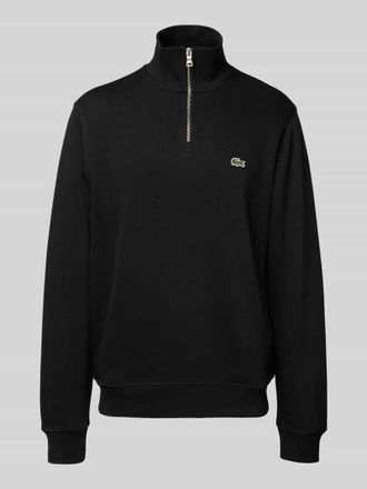 Lacoste Regular Fit Troyer aus reiner Baumwolle