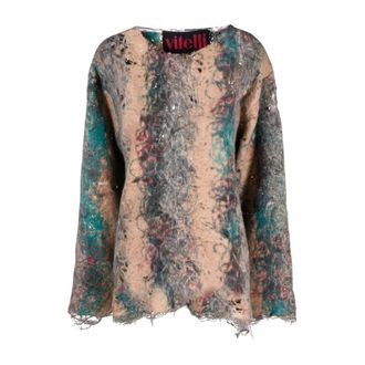 Vitelli Doomboh Rundhals-Pullover - - Knitwear - Damen - Mehrfarbig - M