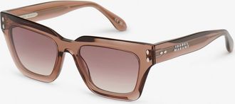 Isabel Marant Lunettes Carmy - Femme - Rouge Brique Nuanc&eacute; - Isabel Marant