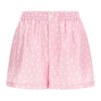 Moschino Gestreifte Shorts mit Bund - - Shorts - Damen - Rosa - XS