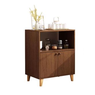 Generic Gro&szlig;z&uuml;giges Sideboard, Aufbewahrungsschrank mit abgerundeten Massivholzgriffen, Kleiner Couchtisch aus MDF-Massivholz, geeignet for Wohn- und Esszimme