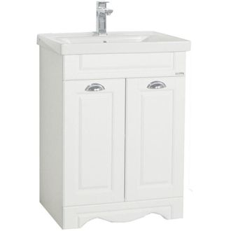 ebuy24 CasaloL Waschbeckenunterschrank wei&szlig;