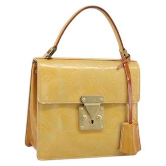 Louis Vuitton Pre-owned Toile sacs-louis-vuitton - Femme - Pre-owned - Jaune - Taille: ONE Size