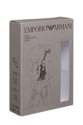 Emporio Armani Lot de 2 t-Shirts &agrave; col Rond en Pur Coton pour Homme, Bleu, Taille M, Coupe r&eacute;guli&egrave;re, Bleu, M