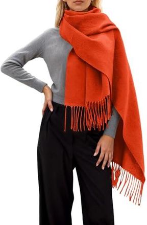 Generic &Eacute;charpe dhiver luxueuse et douce pour une &eacute;charpe enveloppante &eacute;paisse et confortable, cache-cou &eacute;l&eacute;gante, RD3, taille unique
