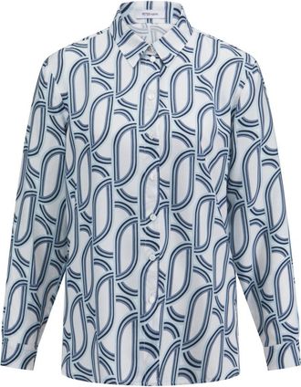 Peter Hahn Long-Bluse Peter Hahn blau