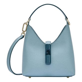 Furla Femme, Sacs, Bleu, Taille: ONE Size Iride Mini Hobo