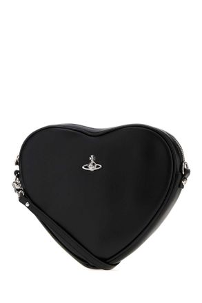 Vivienne Westwood Alexa Heart Crossbody Bag - Black